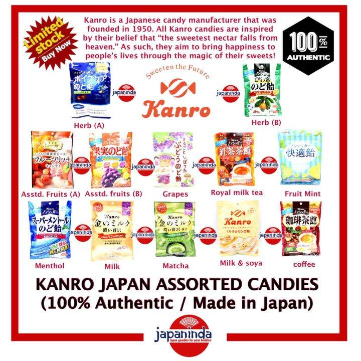KANRO JAPAN Assorted Candies (100% Authentic) Made in Japan. | Lazada PH