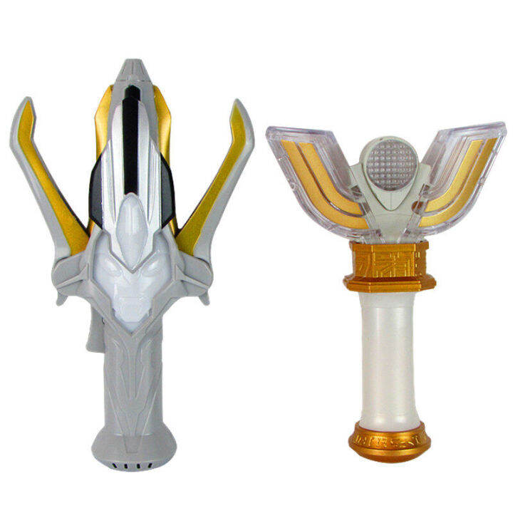 Kid Toy Ultraman Tiga Spark Lens Ultraman Ginga Transformer Can Emit ...