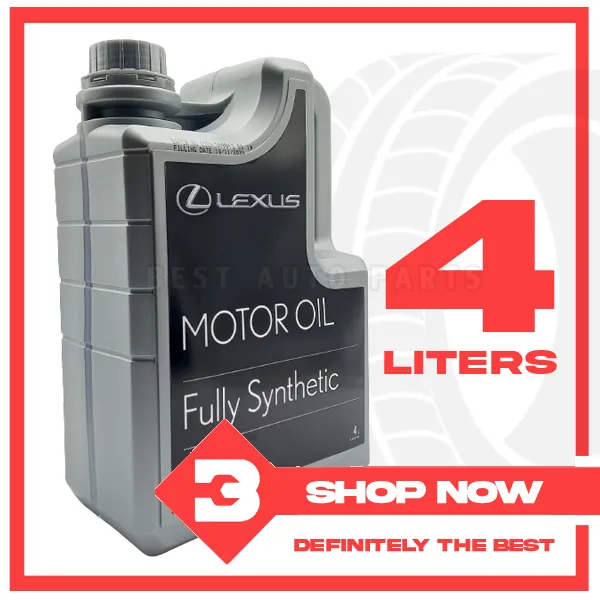 Genuine Lexus (1pc) 5W40 Fully Synthetic Gas Engine Oil 4L Gallon SP GF ...