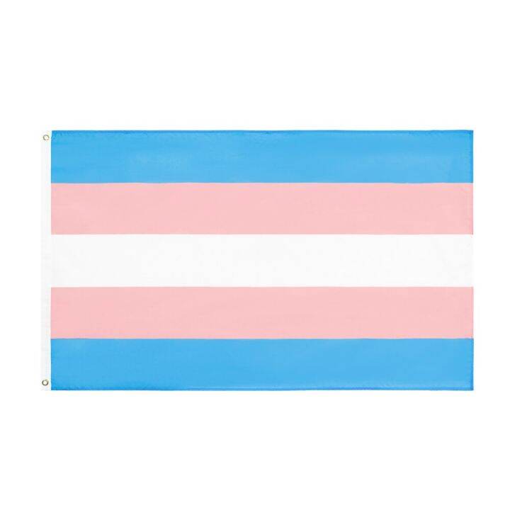 3Jflag 3x5Fts 90X150cm LGBT Trans Transgender Pride Flag | Lazada.co.th