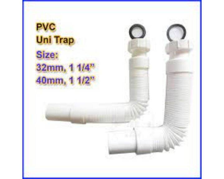 -Ready Stock- Flexible Waste PVC Pipe for Plumbing Faucet Basin ...