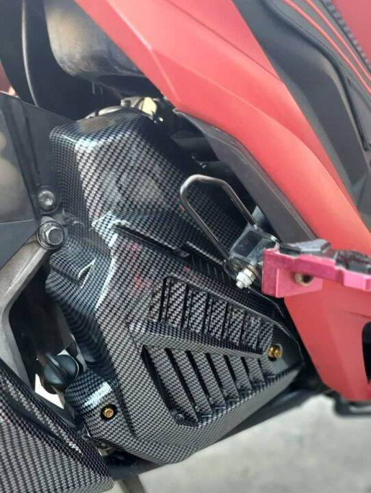 Honda Click V3 V2 V1 125i and 150i radiator cover carbon garnish / Fit ...