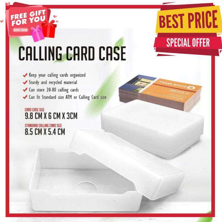 Calling Card plastic Case (10 pcs) | Lazada PH