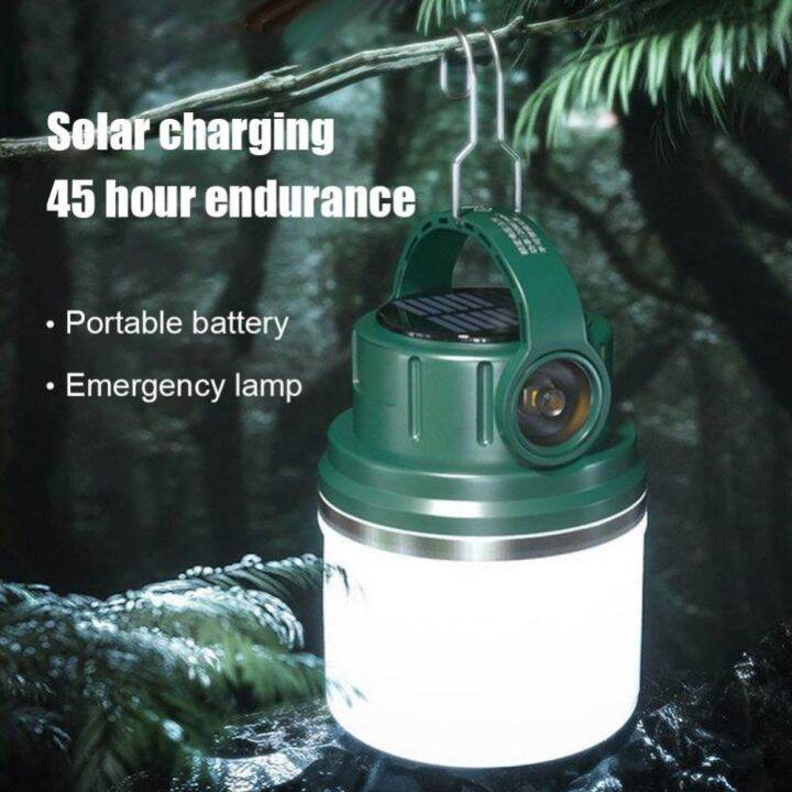 [A innovation043] Solar Rechargeable Led Camping Light Usb Bulb Lamp ...