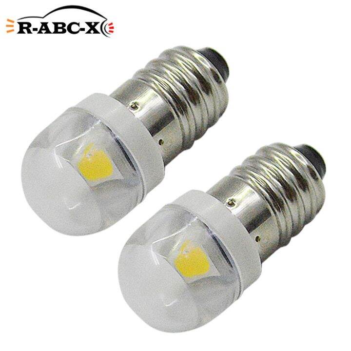 2pc E10 Light DC 3V 6V 12V 5050 LED Screw Indicator Bulb Mini Warning ...
