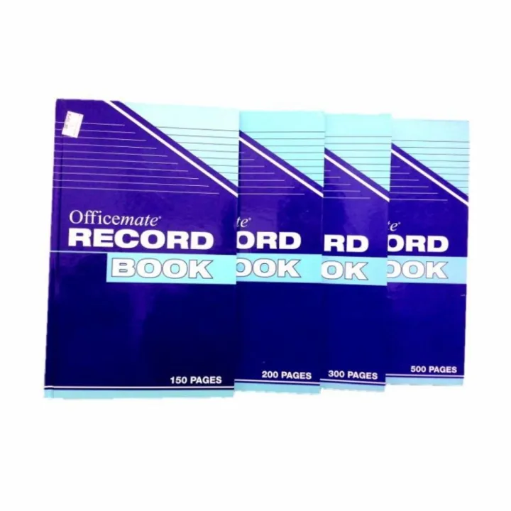 Officemate record book 150/200/300/500pages | Lazada PH