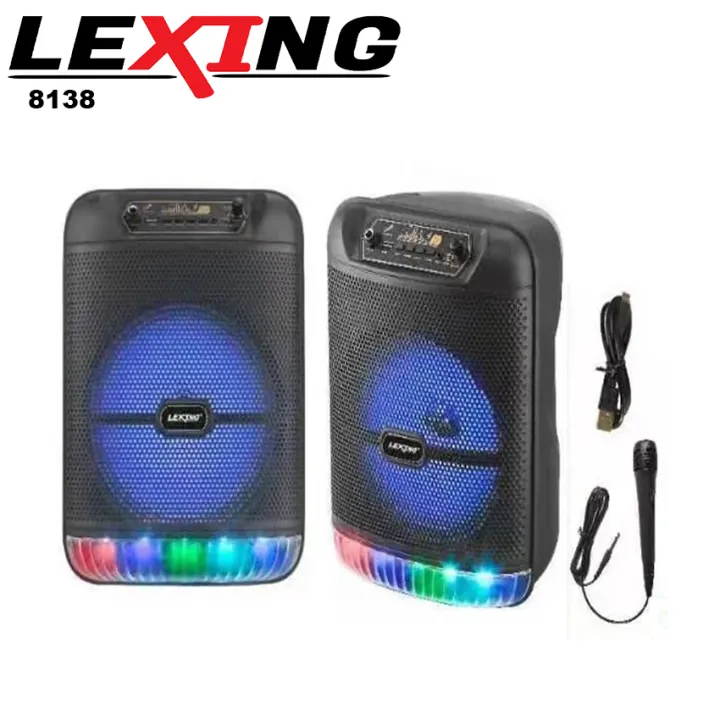 LEXING 8138 8'INCHES BLUETOOTH SPEAKER | Lazada PH