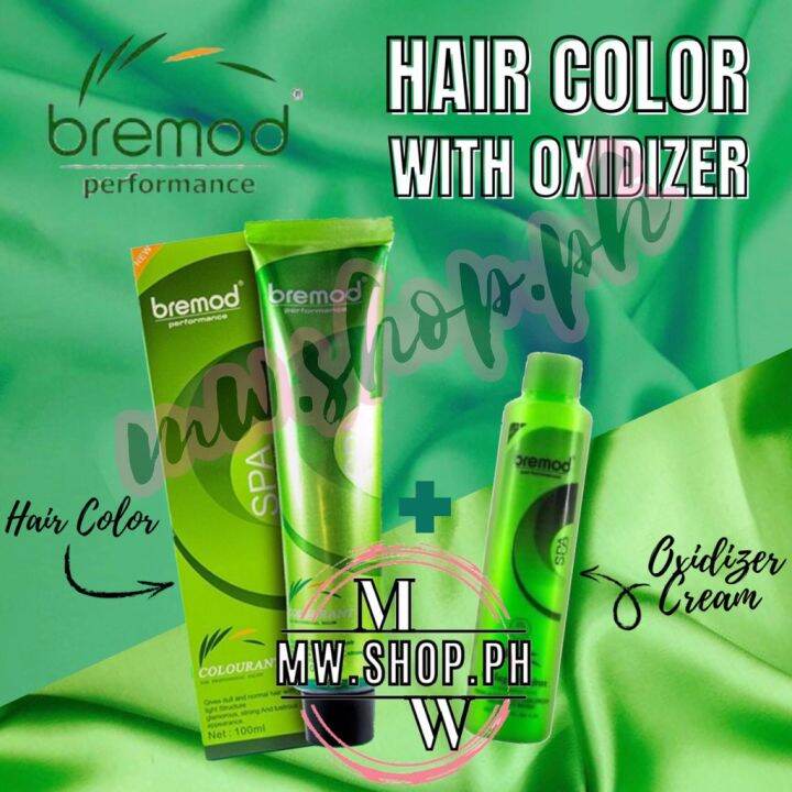 BREMOD Hair Color 100ml SET with Oxidizer (4.0 MEDIUM BROWN) | Lazada PH