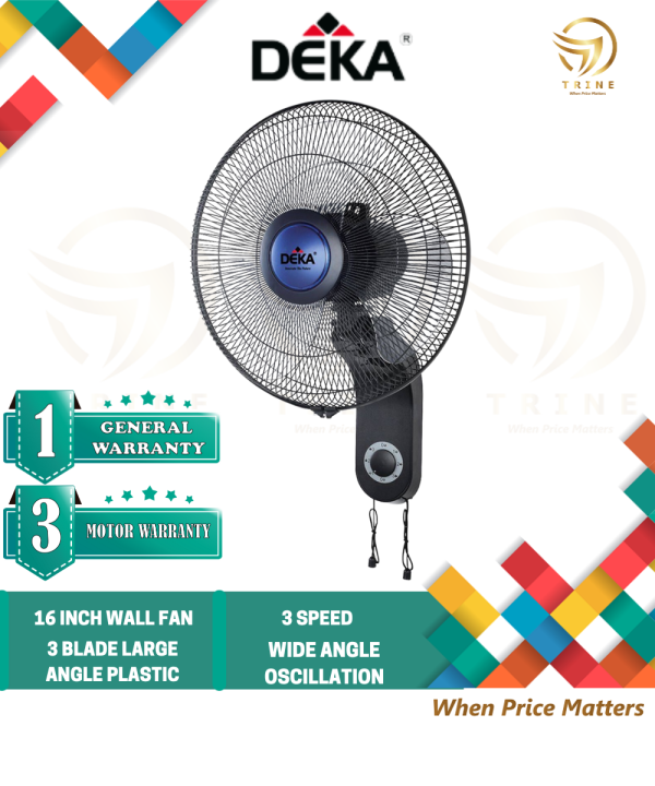 DEKA 16 INCH WALL FAN WF58 Kipas Dinding | Lazada