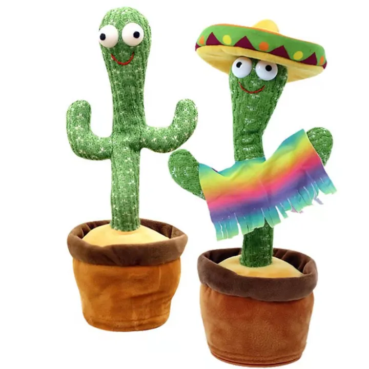 SLS Dancing Cactus Toy Recording Talking Dancing Play Music Song ...