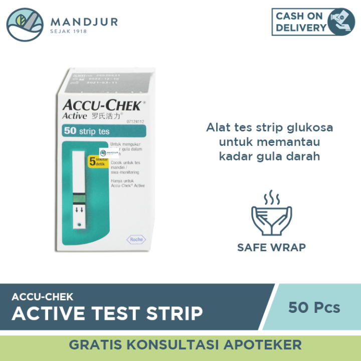 Accu-Chek Active 50 Test Strip - Tes Strip Gula Darah | Lazada Indonesia