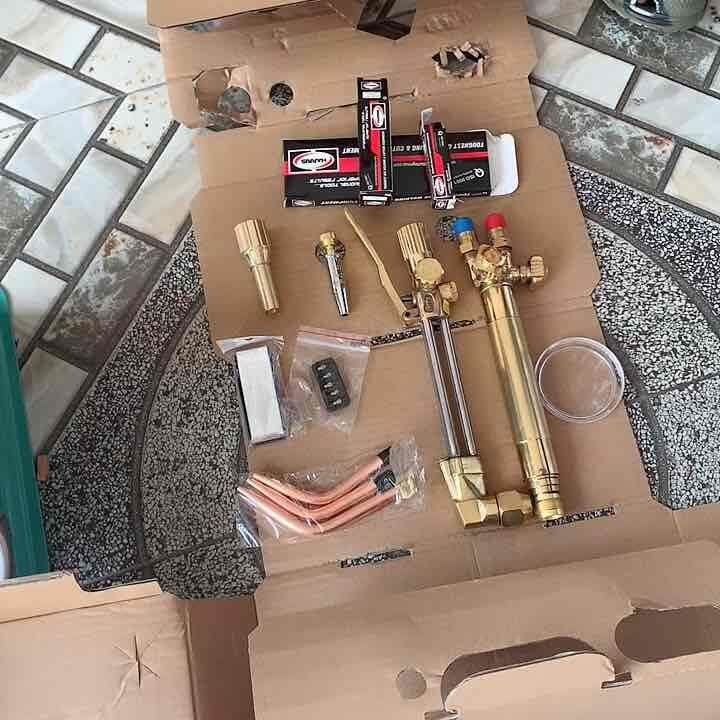 Harris Torch welding and cutting torch set model AA-1940 made in europe ...
