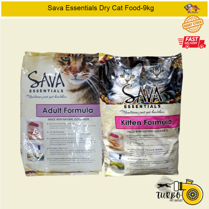 Sava Essentials Dry Cat Food(Adult/Kitten)-9kg | Lazada