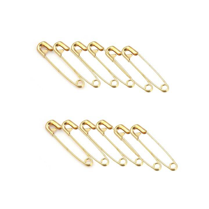 Safety Pins 12Pcs. Small Gold Perdible | Lazada PH