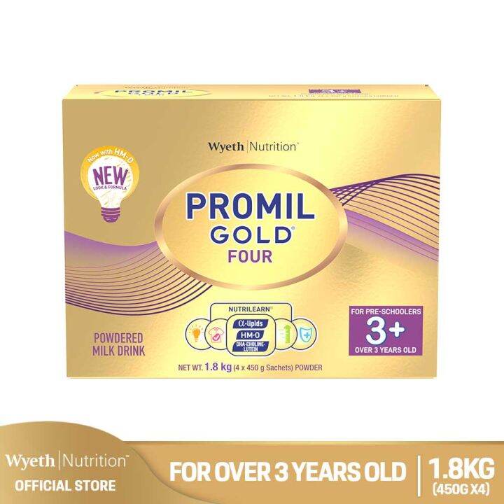 PROMIL GOLD FOUR Powdered Milk Drink for Pre-Schoolers 3 to 5 Years Old ...