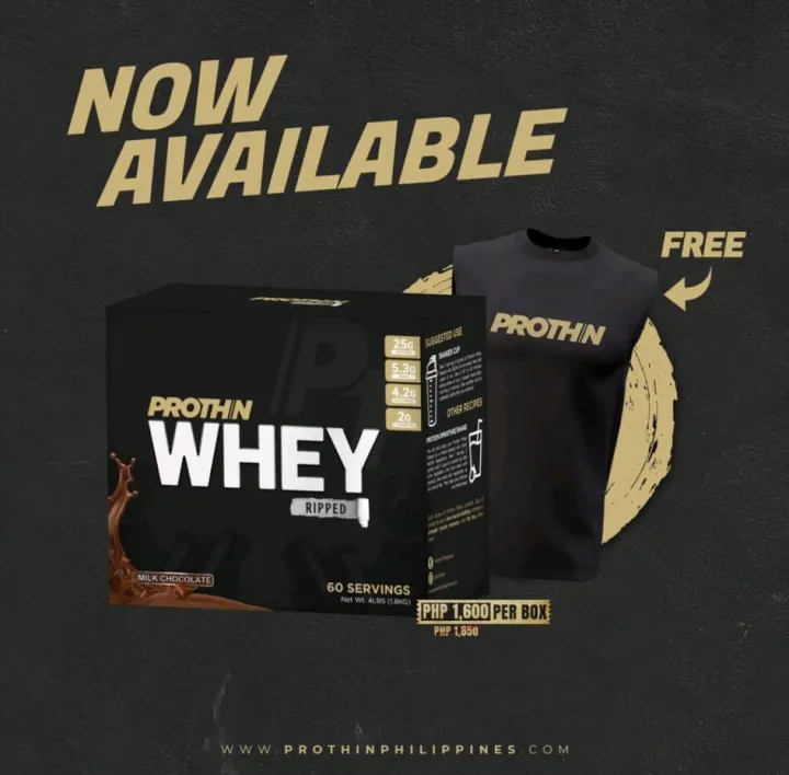 1 SACHET WHEY PROTHIN RIPPED 100%AUTHENTIC | Lazada PH