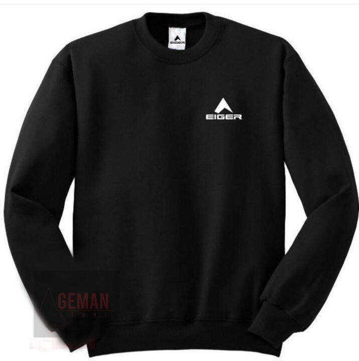 EIGER JAKET SWEATER HITAM | Lazada Indonesia