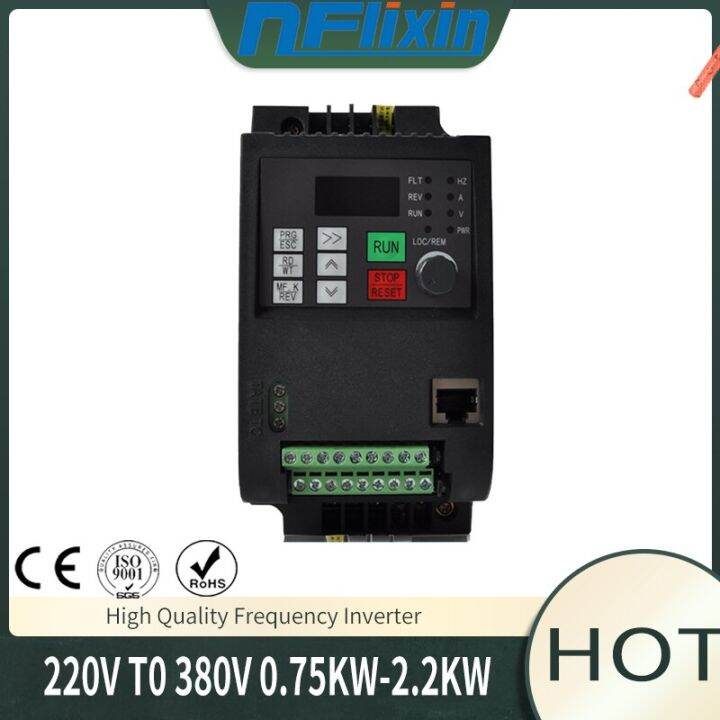 Frequency Inverter 220V To 380V 400V 2.2Kw VFD Variable Frequency Inverter Control Variable ...