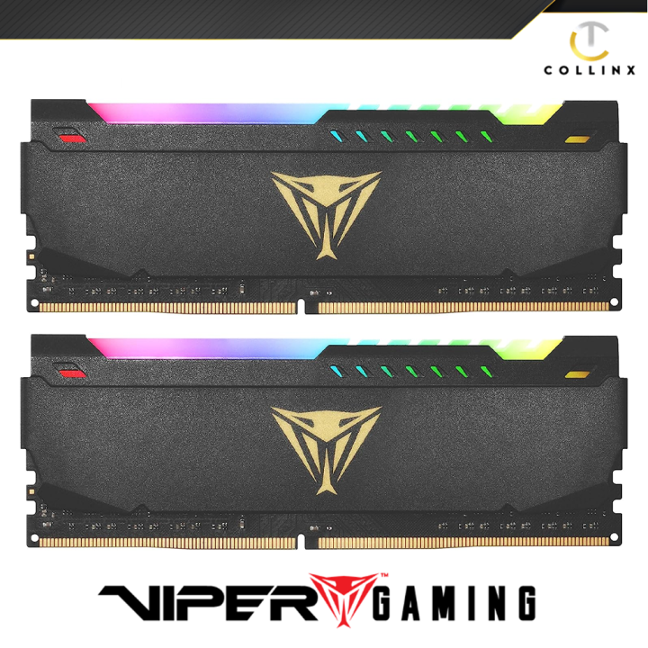 16GB / 32GB Patriot Viper STEEL RGB DDR4 3200/3600Mhz gaming desktop ...