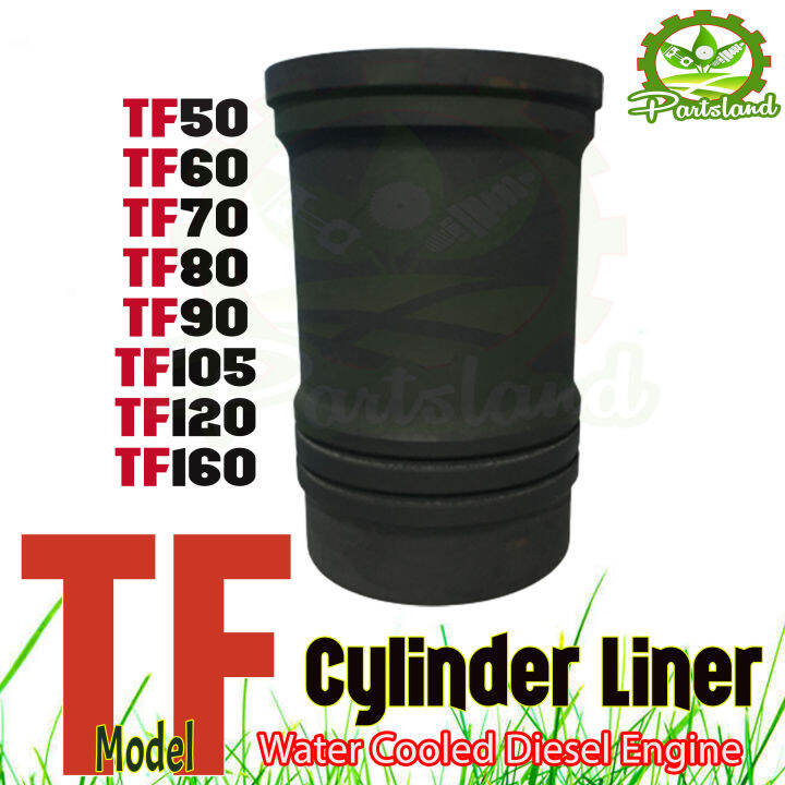 Cylinder Liner TF50 TF60 TF70 TF80 TF90 TF105 TF120 TF160 Yanmar Diesel ...