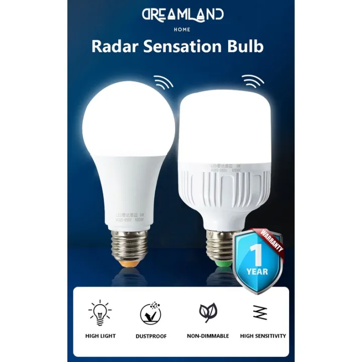 Light up your E27 5W/7W/9W Radar Sensor Motion Bulb Led Night Light ...