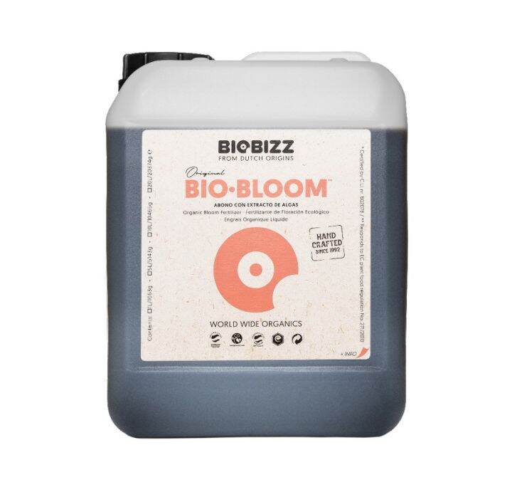 Biobizz Bio Bloom 5 Litres (Bloom Stage Organic Fertilizer, Bloom ...