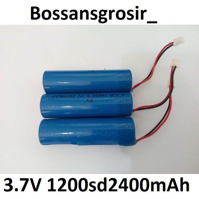 1000% BARU NEW Isi 1 Pcs Batre Baterai Batrai 18650 + Soket Batre Lampu ...