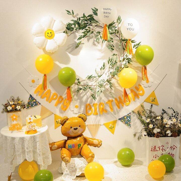 [HOT XIAPLLZBEH 119] Birthday Party Balloon Set Daisy | Lazada PH