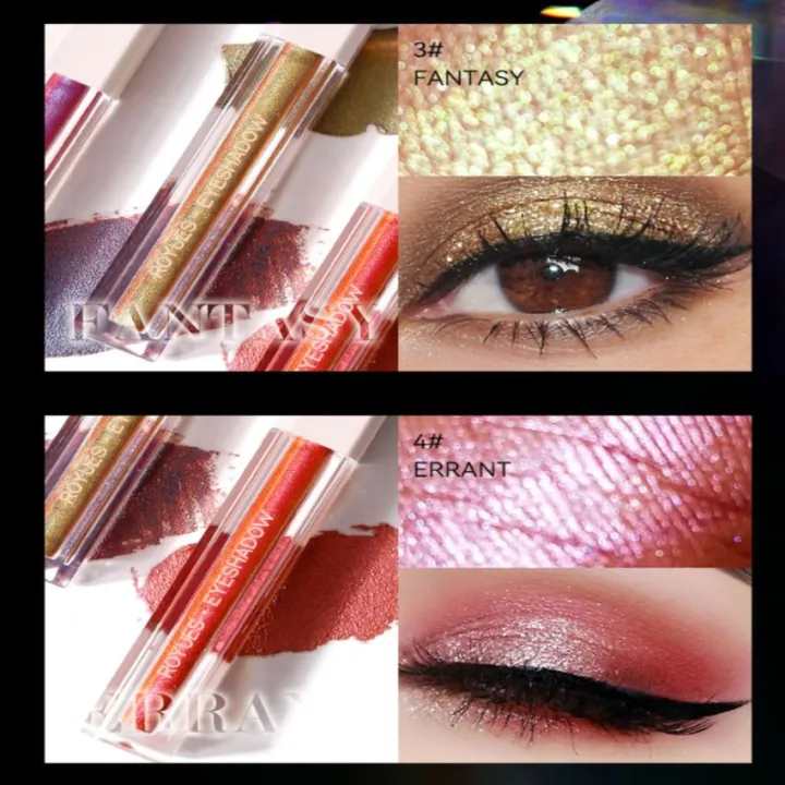 ROYUES Liquid Eyeshadow Polarized Light Fine Flash Eye Brightening ...