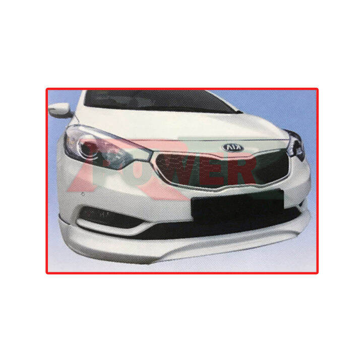 Kia Cerato K3 Sedan Third Generation (2013) Sport Style Front Skirt ...