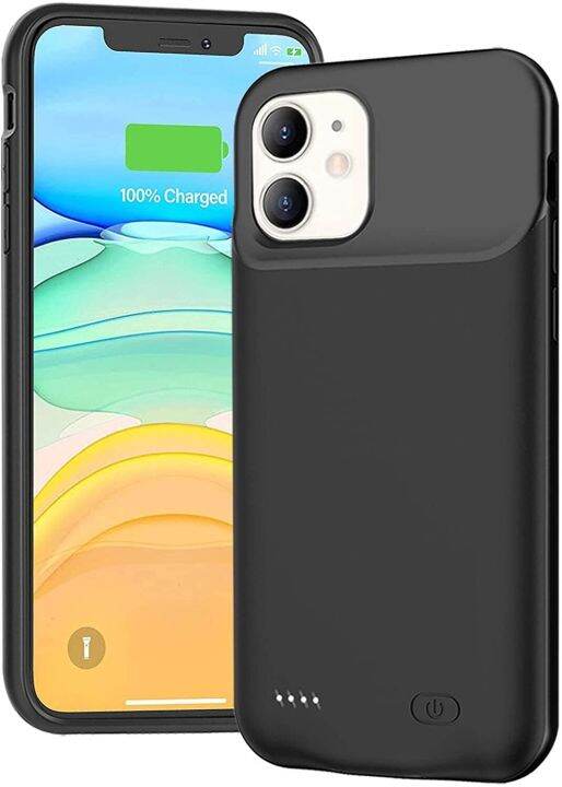 Battery Case for iPhone 11, 6000mAh Ultra-Slim Portable Charger Case ...