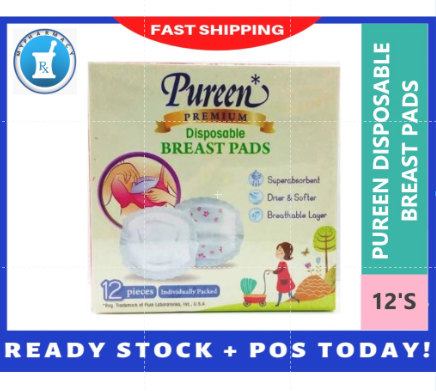 PUREEN DISPOSABLE BREAST PADS 12'S INDIVIDUALLY PACKED | Lazada