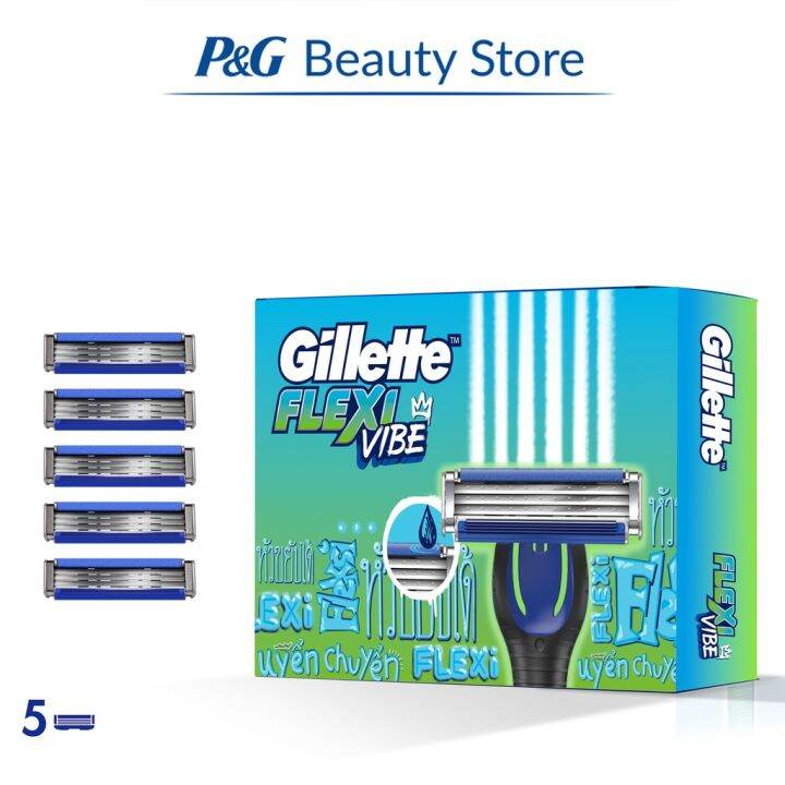 Gillette Flexi Vibe 5 carts | Lazada PH