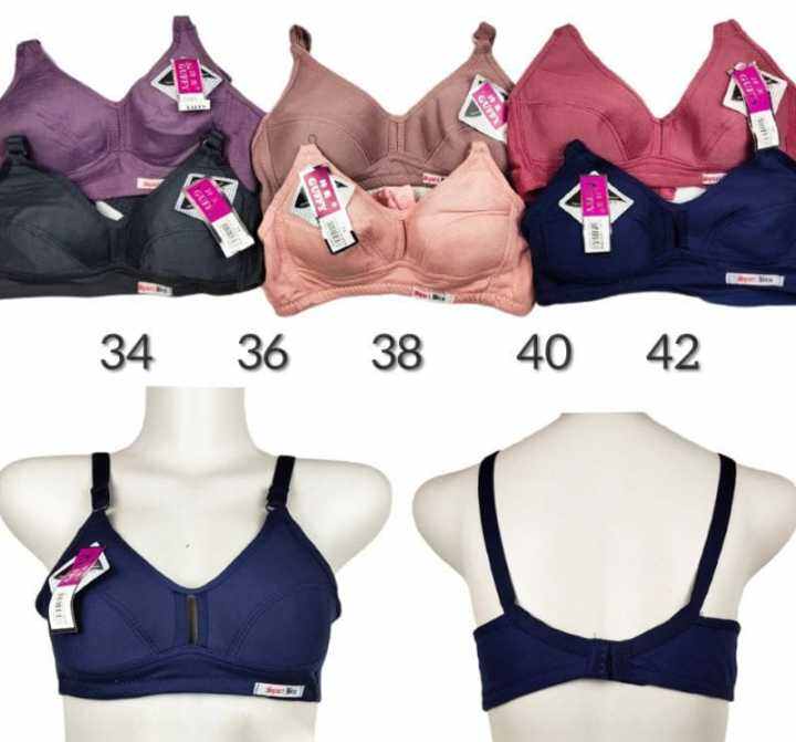 BH JUMBO BRA SANTAI TANPA KAWAT SUPER BAGUS MEREK GUFFY | Lazada Indonesia