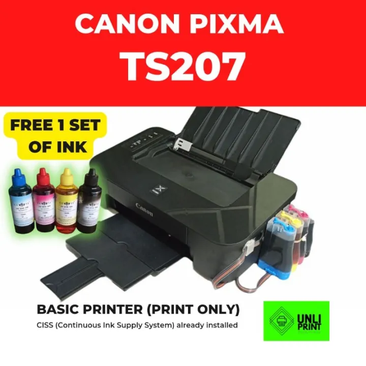 Brand New Canon Pixma TS207 MG2570s MG3070s Printer Scanner Copier WIFI ...