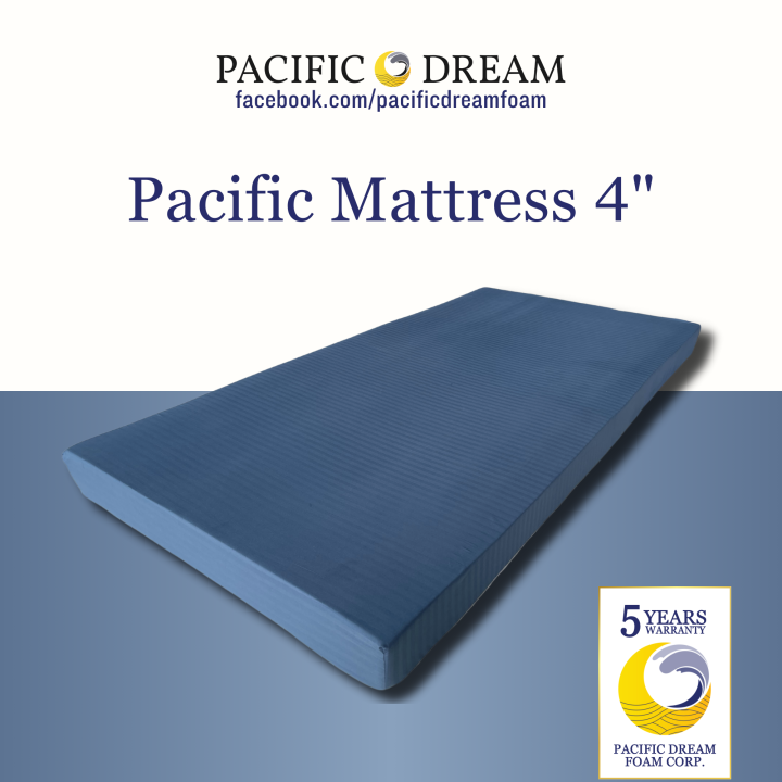 Pacific Dream Foam - Pacific Mattress 4" with Polycotton Cover | Lazada PH