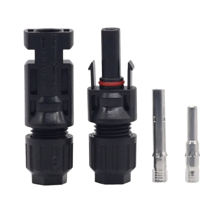 [LWF 2022]☾ 1Pair MC4 Connector Male and Female Solar Panel Connector for Solar Cable PV ...