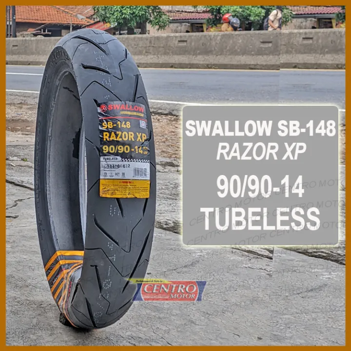 BAN MOTOR MATIC SWALLOW RAZOR XP RING 14 TUBELESS. Silahkan Pilih ...