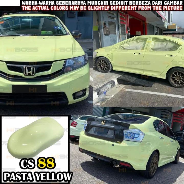 ( CS88 Pasta Yellow ) Aikka Old School Series Colour Kereta Paint Car ...