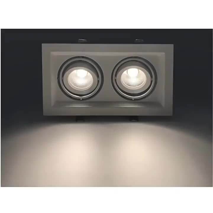 led Spotlight Double-Headed Bean Gall Lamp Embedded Single-Headed Three ...