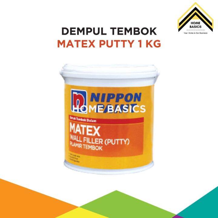 Dempul Tembok Matex Putty Wall Filler Nippon Paint 1 Kg / Plamir Tembok | Lazada Indonesia