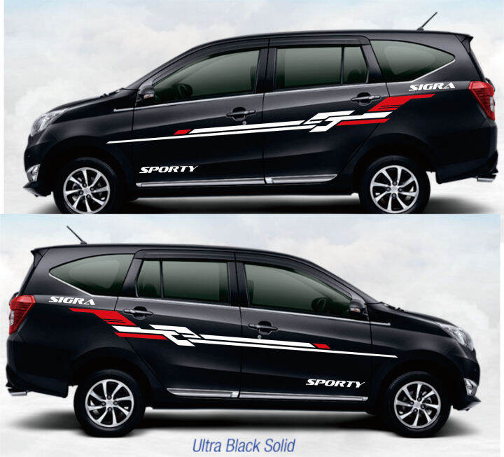 stiker mobil Cayla Sticker Cutting Avanza Variasi ertiga Lis sigra body ...