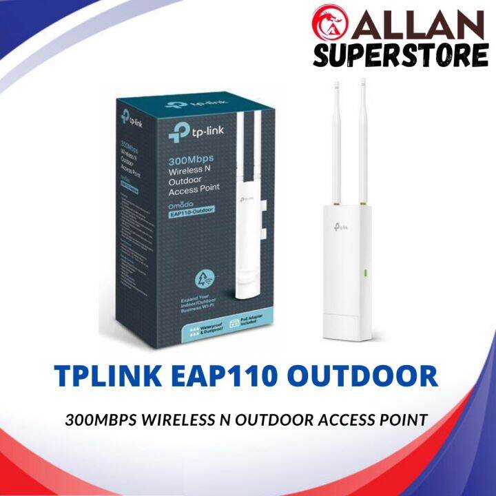 【cod】 Tp Link Eap110 Outdoor 300mbps Wireless N Outdoor Access Point