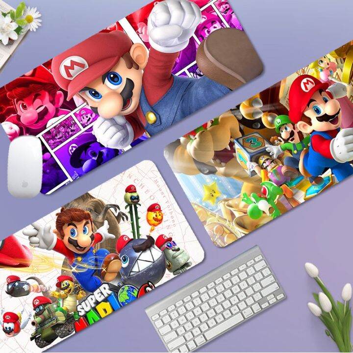 [HOT W] BANDAI Super Mario Bros Extra Large Gaming Laptop Computer Desk ...