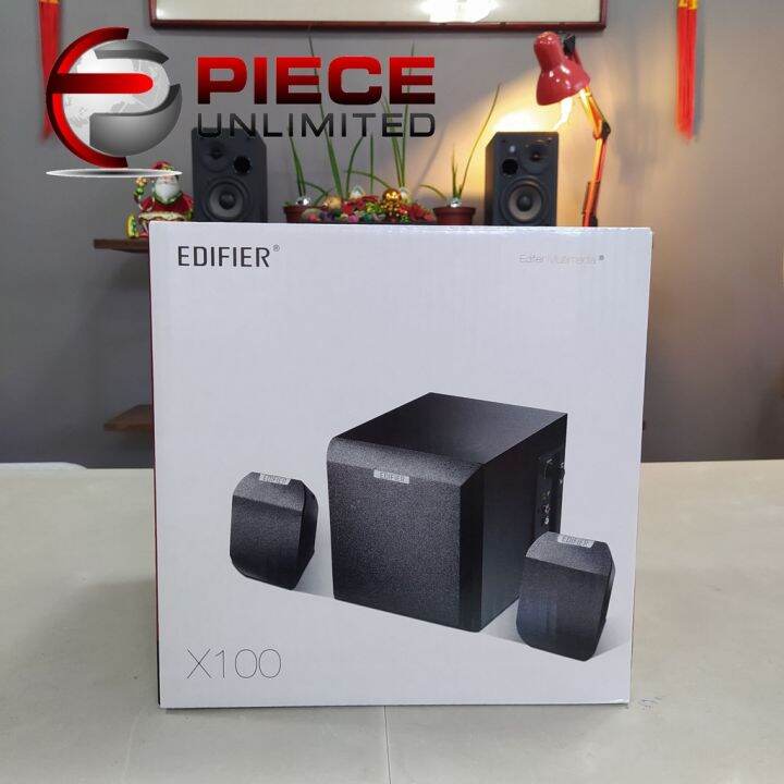 Edifier X100 2.1 Multimedia Speaker PC Speaker Desktop Stereo Subwoofer ...