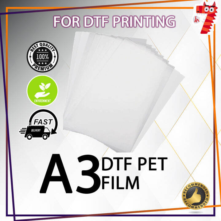 A3 DTF PET Film DIRECT TO FILM PAPER | Lazada