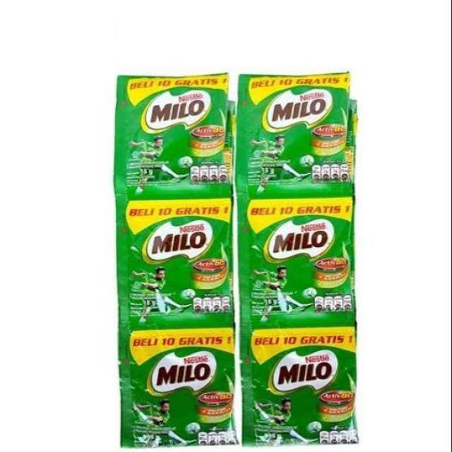 Milo Sachet 22 Gram 1 Renceng (10 Sachet) | Lazada Indonesia