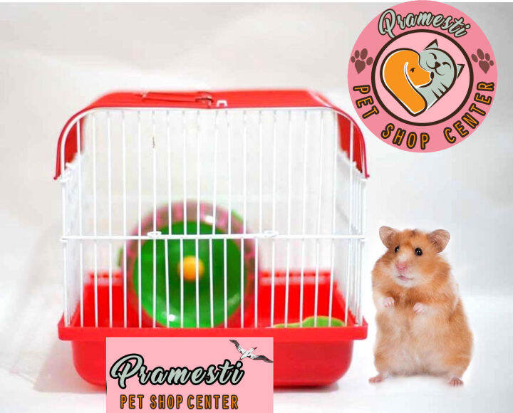 KANDANG HAMSTER - MERAH | Lazada Indonesia