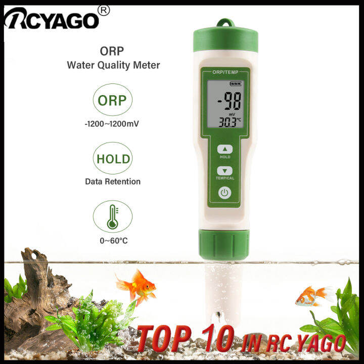 RCYAGO ORP-100 Redox ORP Meter Oxidation-Reduction Potential Water ...