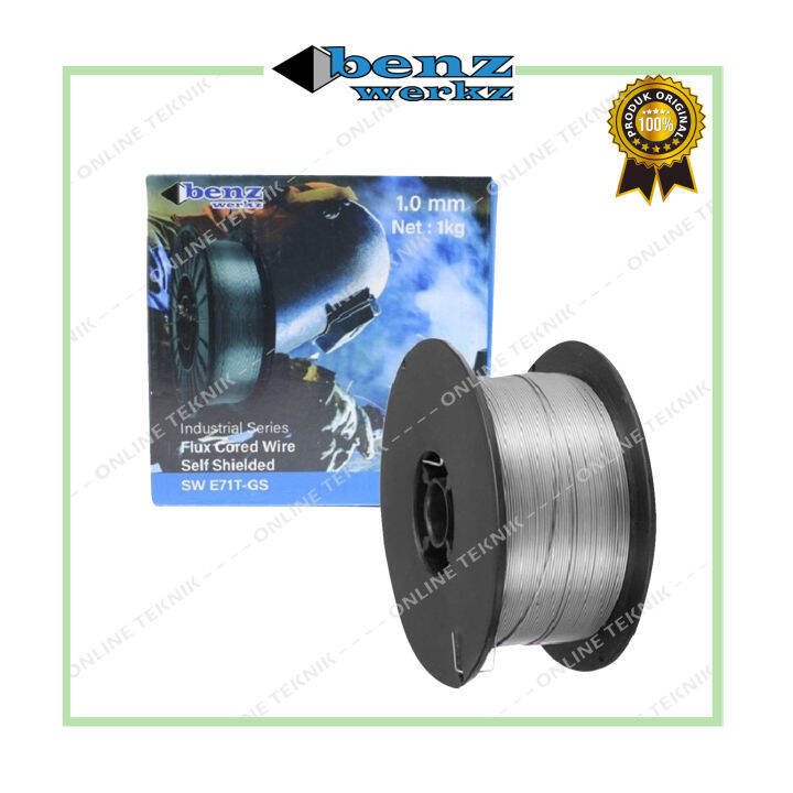 BENZ Kawat Las MIG 1KG/Kawat Las Flux Core 0,8mm&1mm ORIGINAL | Lazada Indonesia